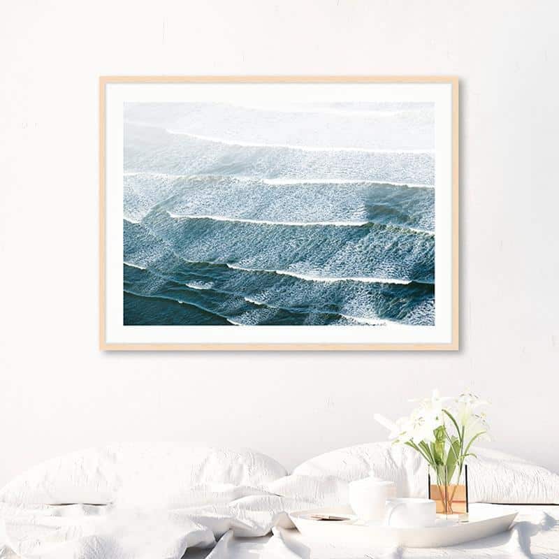 Söderlund Sea View | Light Blue | Unframed Canvas Art | Flash Sale ...