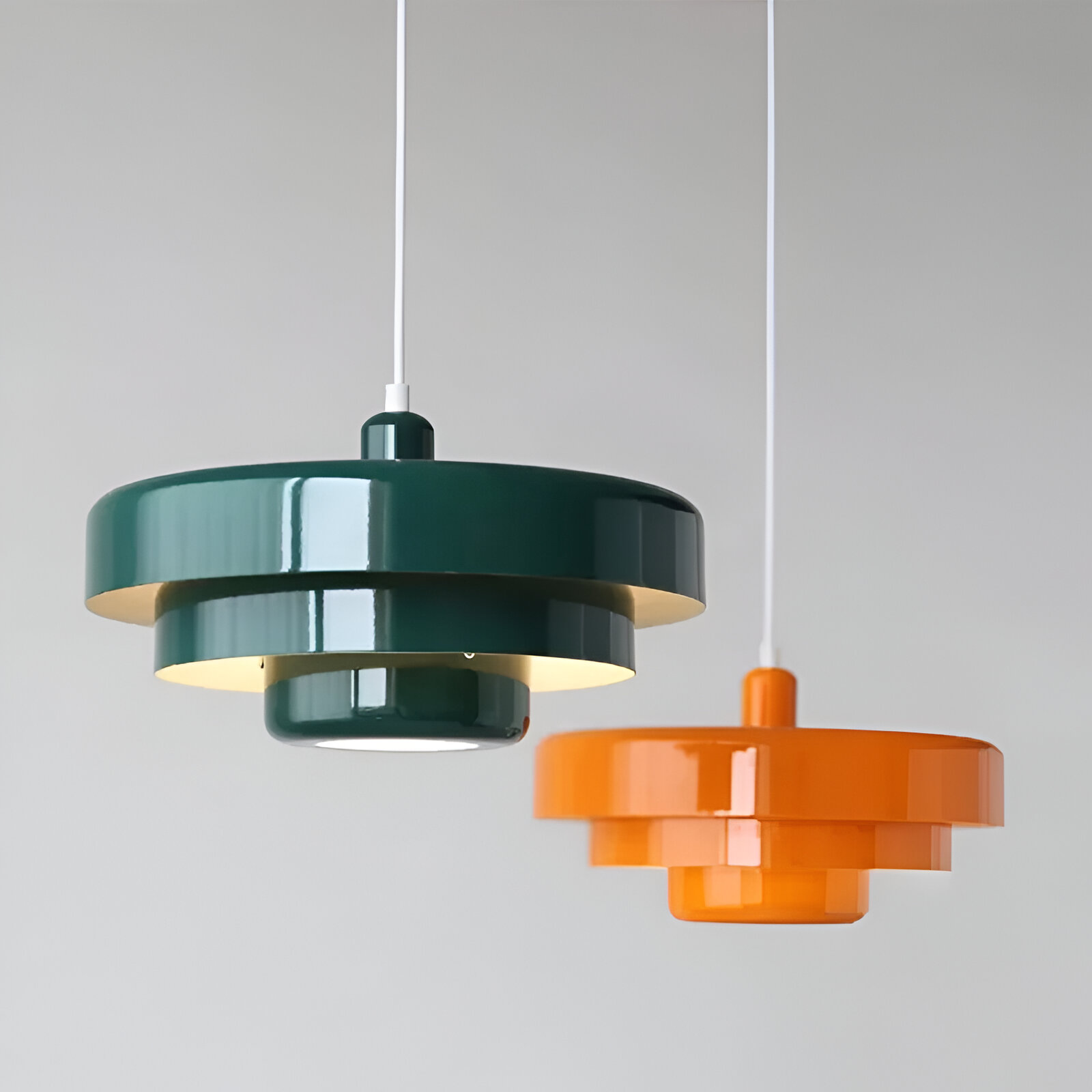 Retro Chic Multi-Colored Pendant Light - Mid-Century Modern Lighting | Flash Sale | Rosseta HOME™